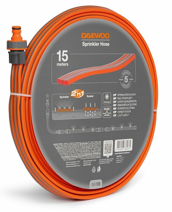Шланг-дождеватель DAEWOO DWH 1115 Sprinkler 15м
