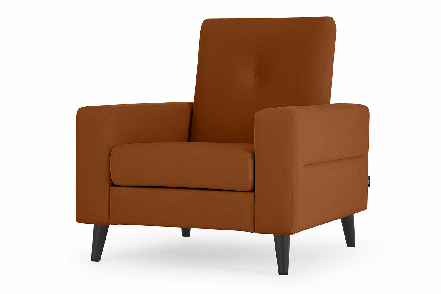 Кресло для отдыха SCANDICA Коллинс 86х93х86 см, обивка велюр, цвет оранжевый