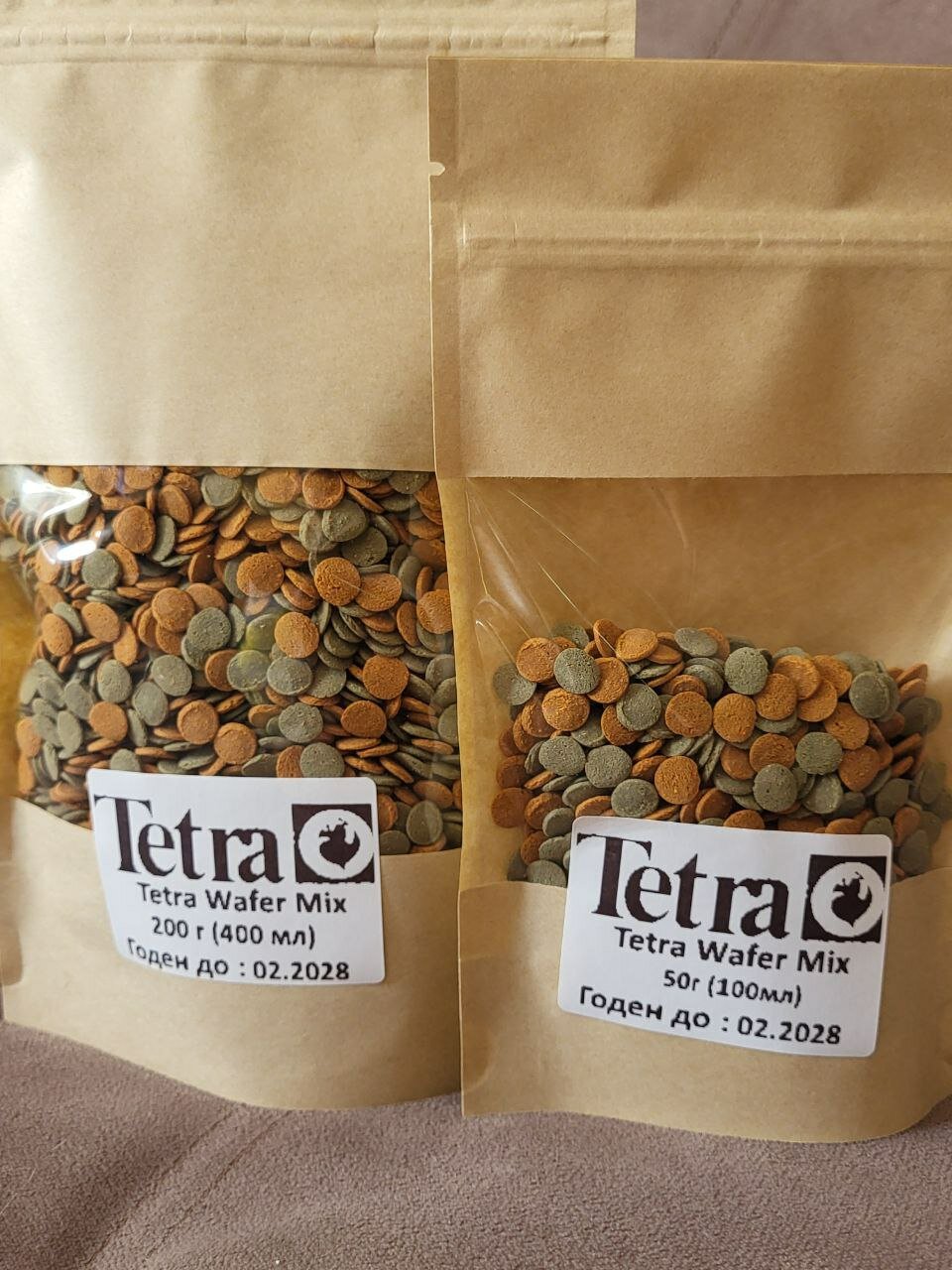 Корм для сомиков 101г (202мл) Tetra Wafer Mix креветок, рачков в маленьких таблетках