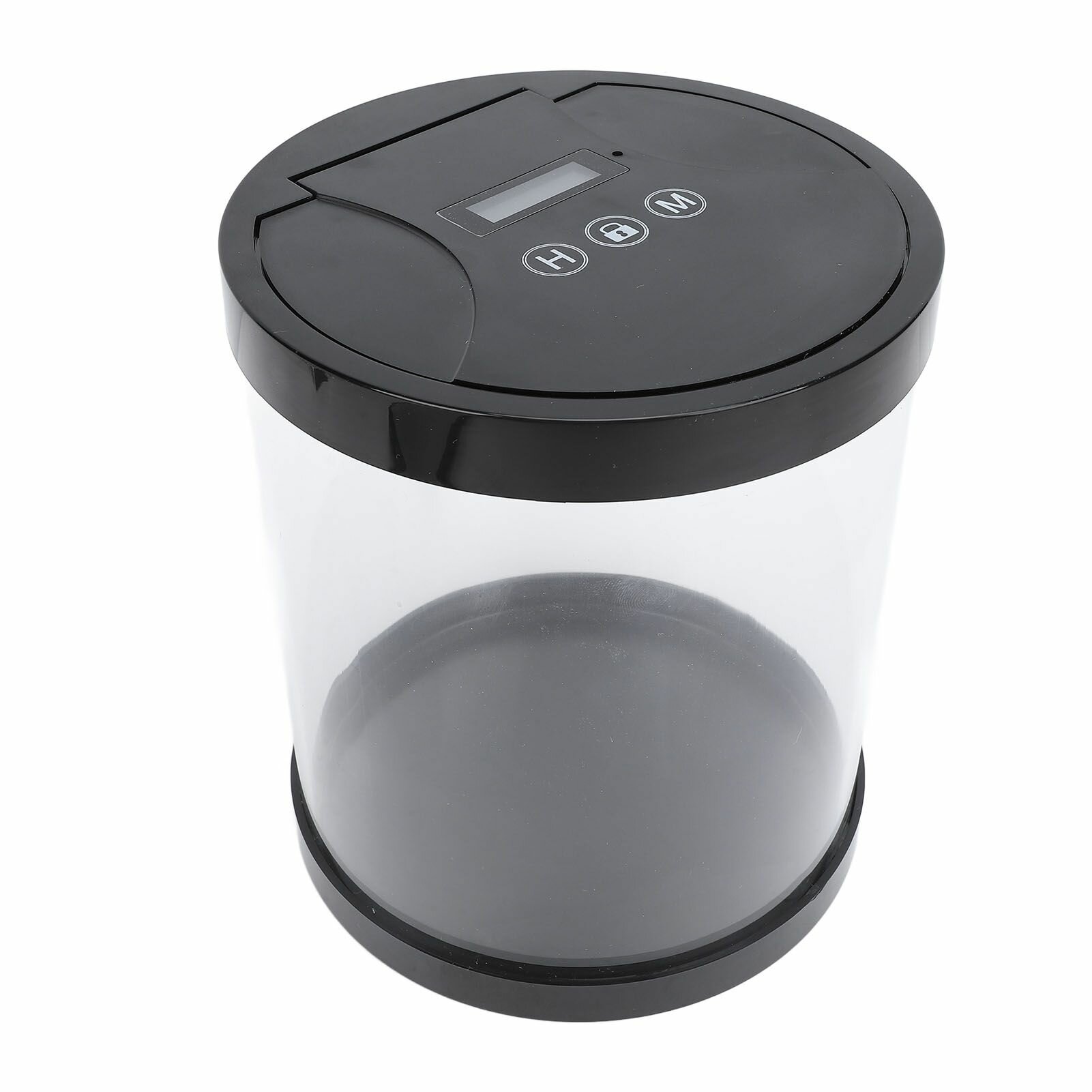 Электронный замок с таймером для хранения, многофункциональный пластиковый ящик, для телефона, ключей и ценностей, черный