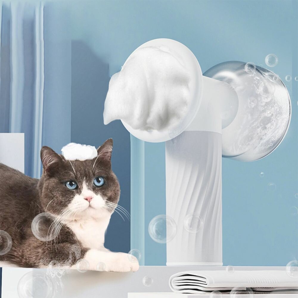 Силиконовая щетка для мытья собак , электрическая, пеной/для мытья лап собак и других животных массажная-good value -enj