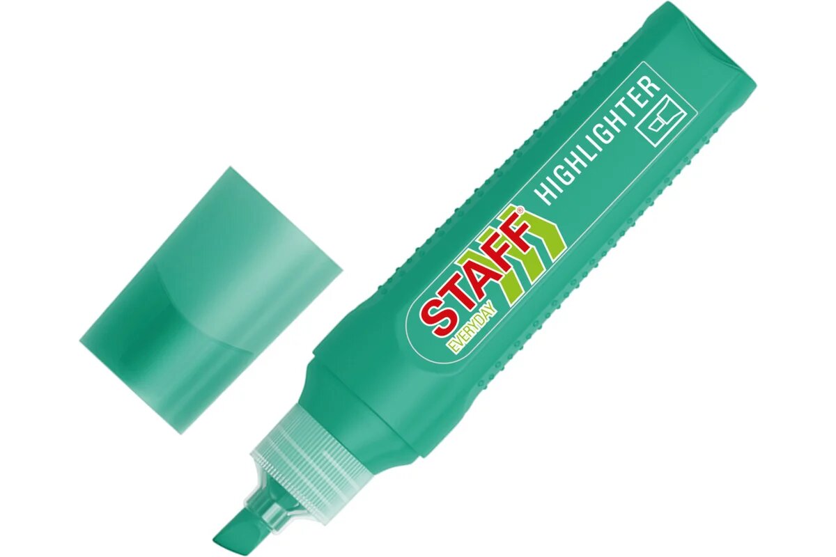EVERYDAY HL-707 Бирюзовый текстовыделитель, линия 1-5 мм, Staff 152546 для учебы и офиса