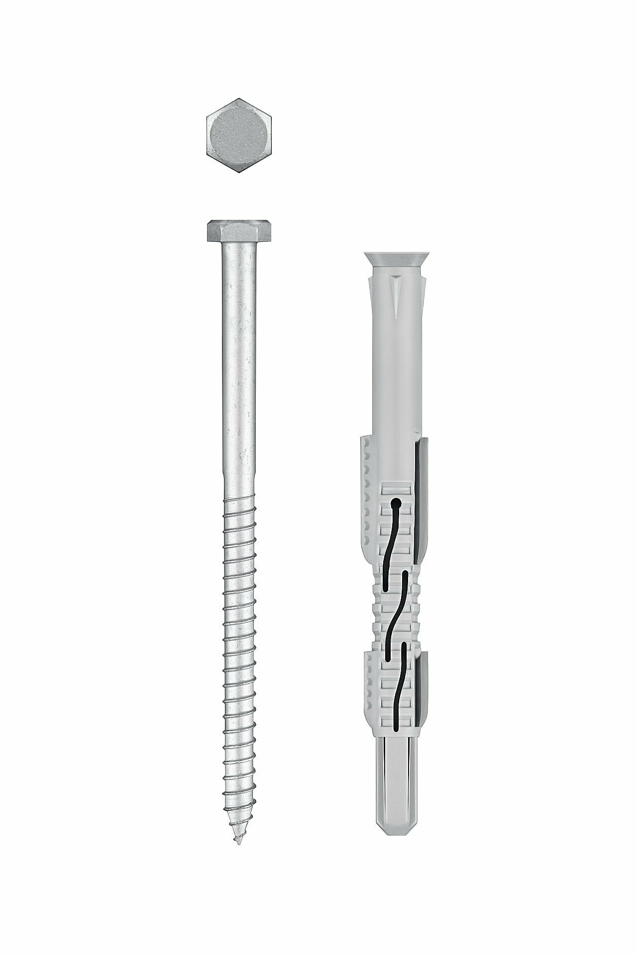 ЗУБР ФД-П 10 x 120 мм, фасадный дюбель, нейлон/цинк, 50 шт (301475-120)