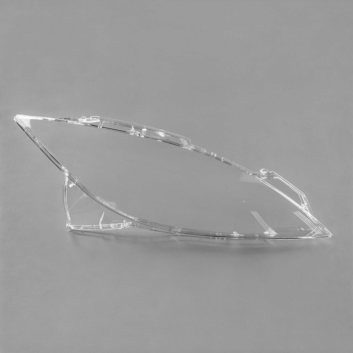 Стекло фары для Mazda 6 GH (2007-2012) правое, поликарбонат