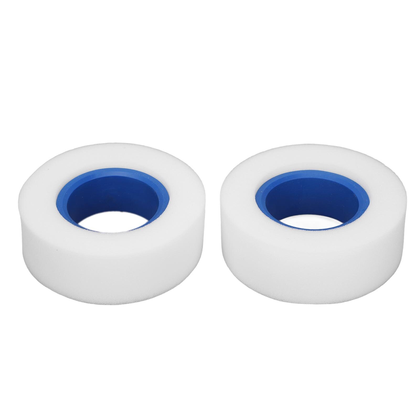 2 шт. двухслойная мягкая губчатая пена для шин радиоуправляемых автомобилей, внешний диаметр 130 мм, подходит для моделей 1/10, 1/8, 2,2 дюйма, синего цвета.