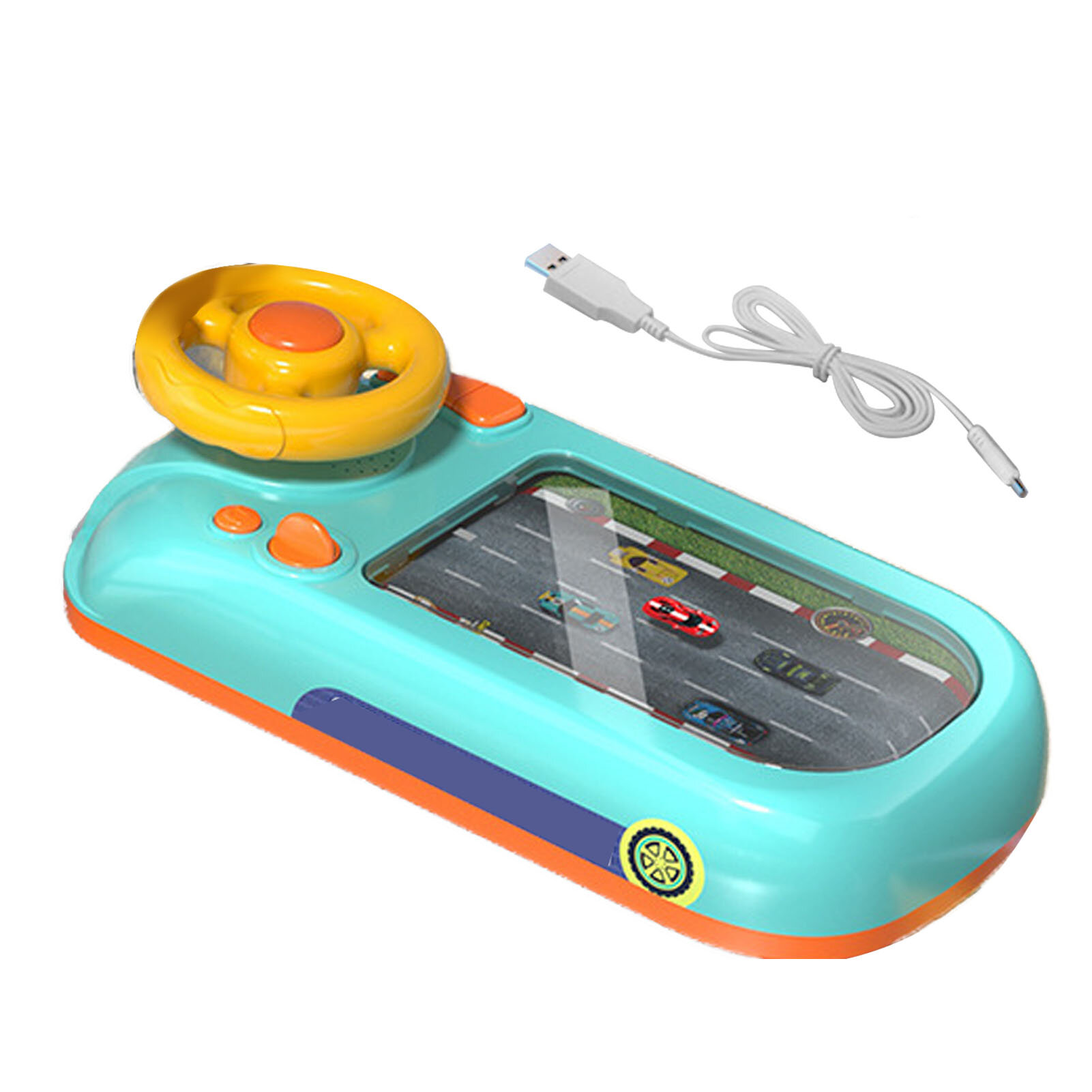 Игрушечный руль для малышей, развивающая игрушка-симулятор вождения, руль для мальчиков и девочек, гоночный Breakout