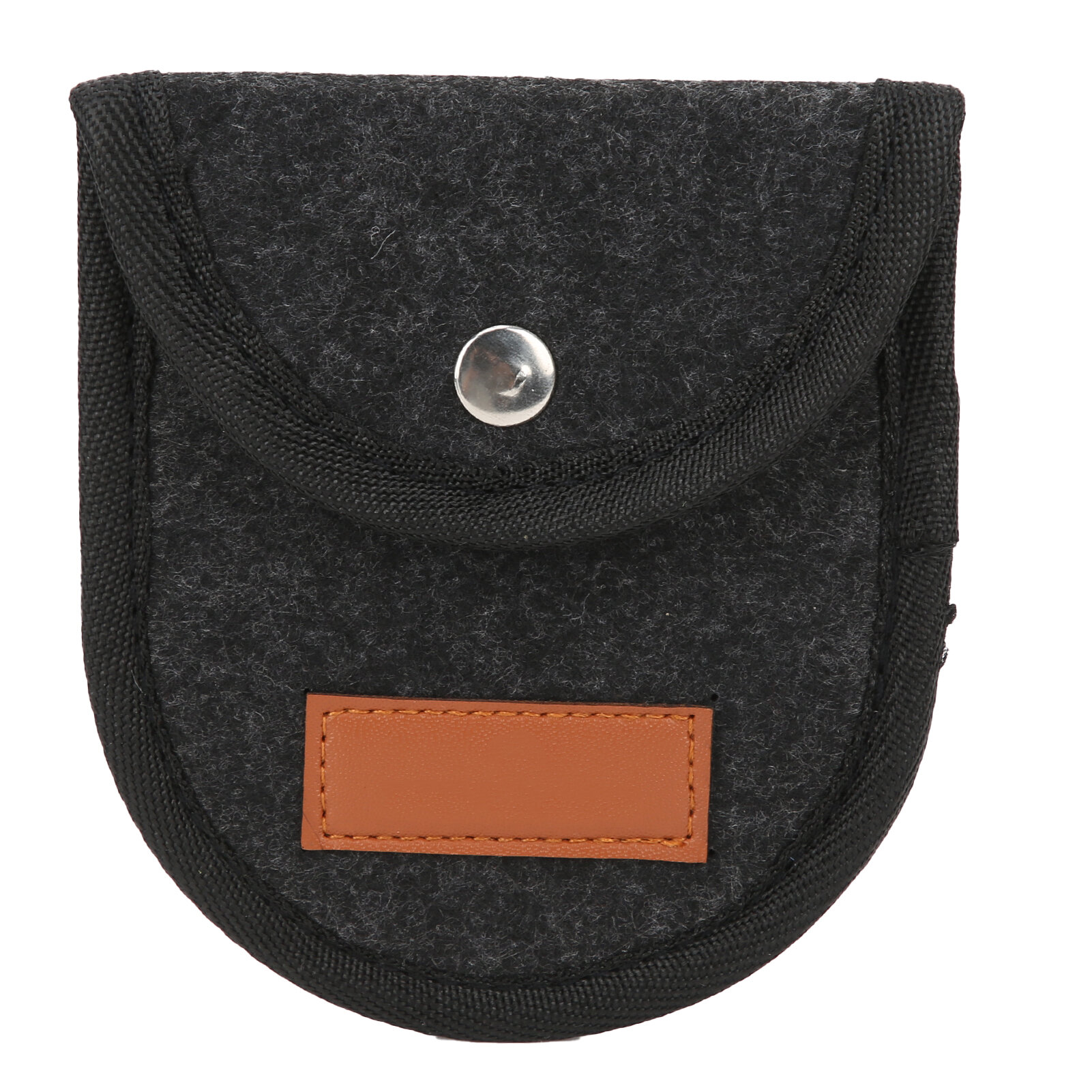 Чехол для медиаторов и гитарных цепей, портативный аксессуар для акустической и электрогитары, черный.