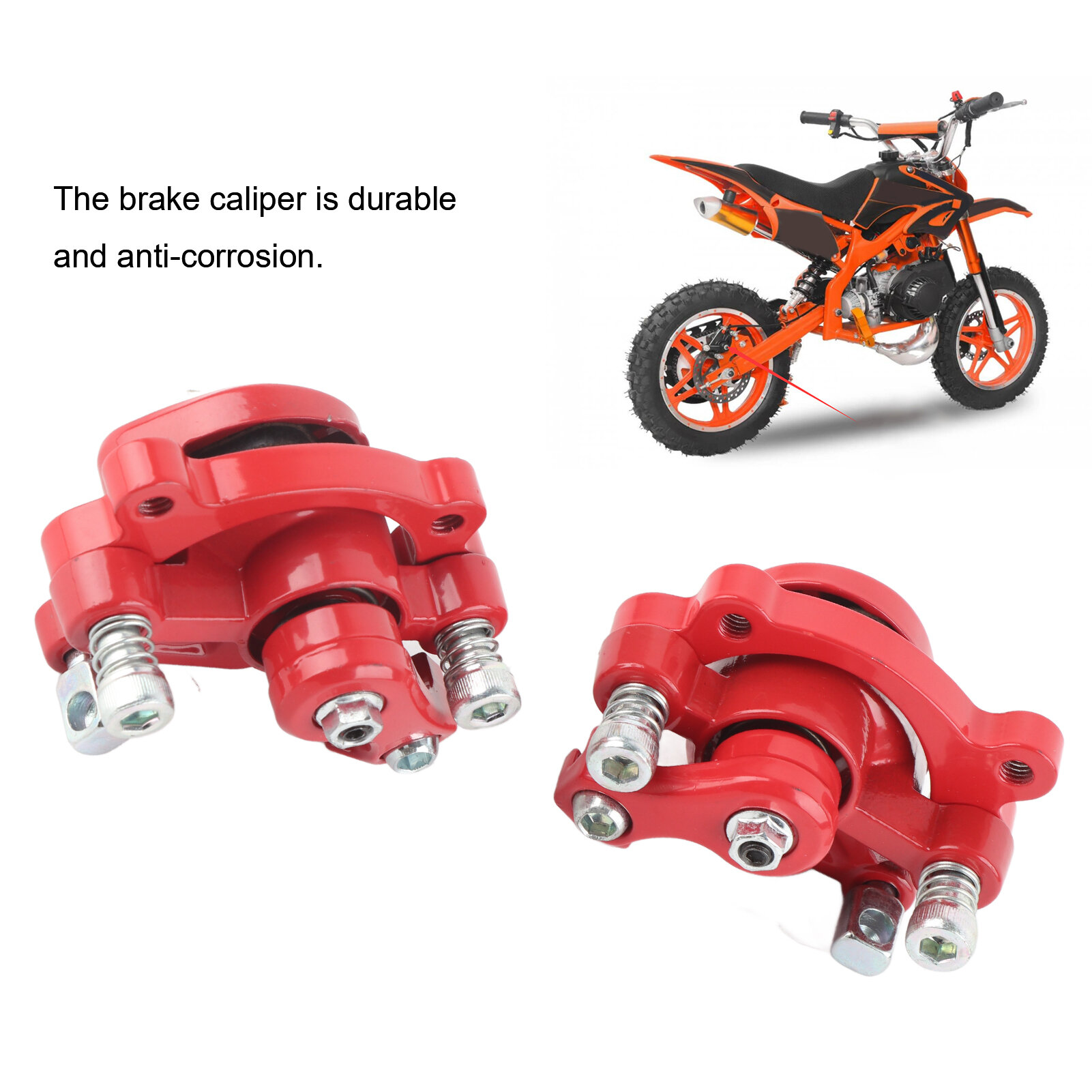 2 шт. тормозной суппорт, передняя и задняя замена для 47cc 49cc 2-тактного карманного велосипеда, мини-байка для грязи