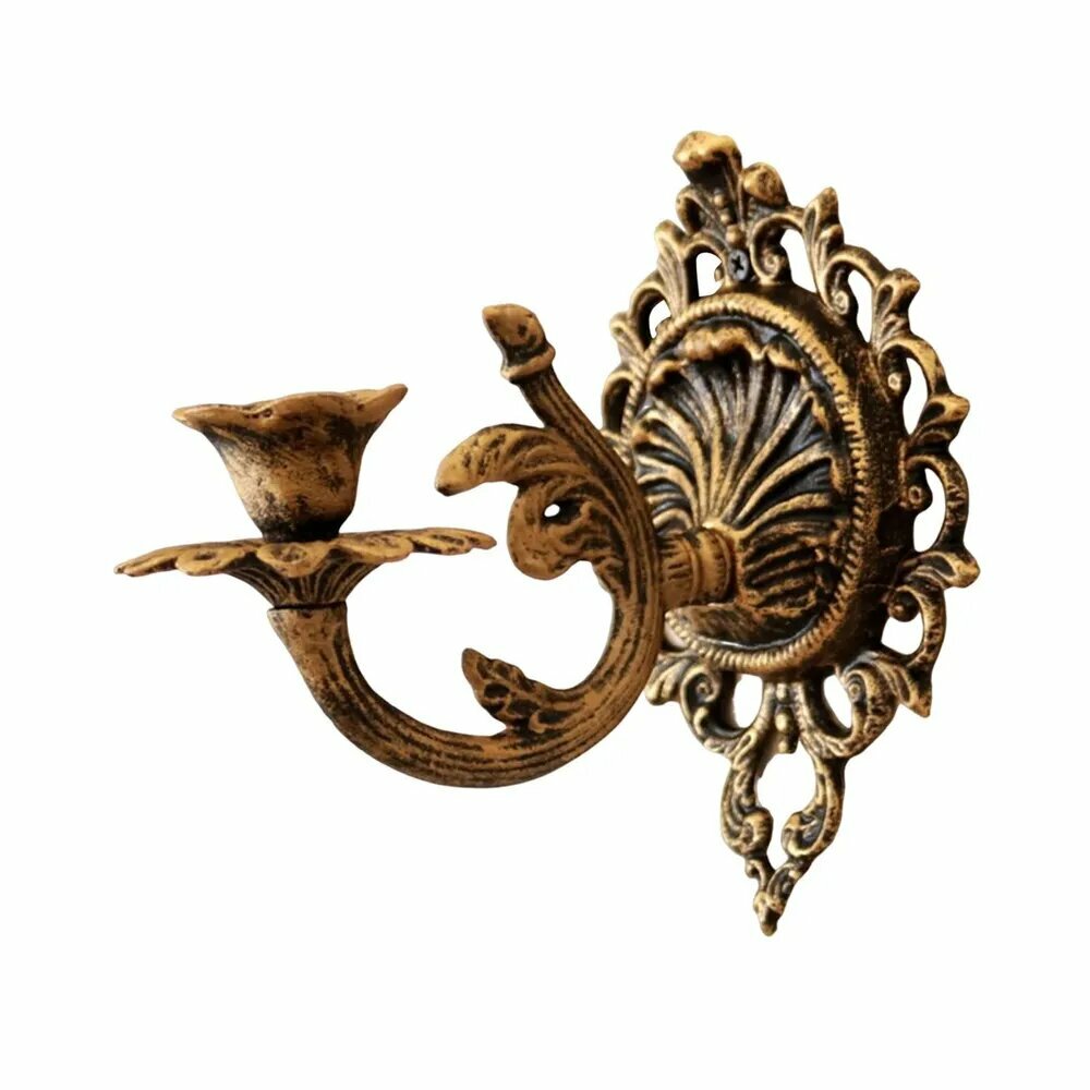 Металлический подсвечник настенный подсвечник 18,5х13х18см