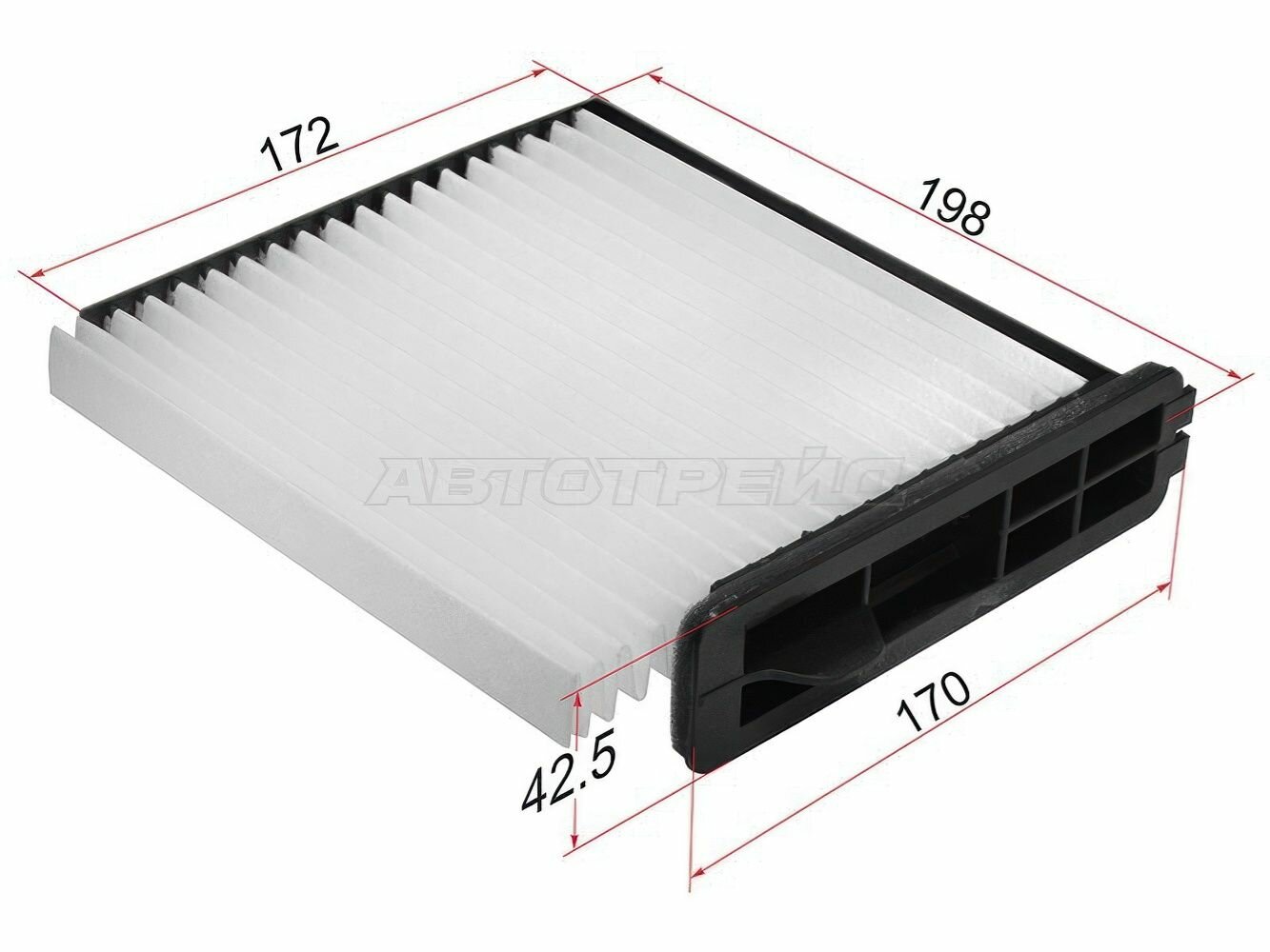 Фильтр салона для Мазда Familia, Митсубиси Лансер, Ниссан Блюберд, Ноут, Тиида арт STAY684NS008 SAT