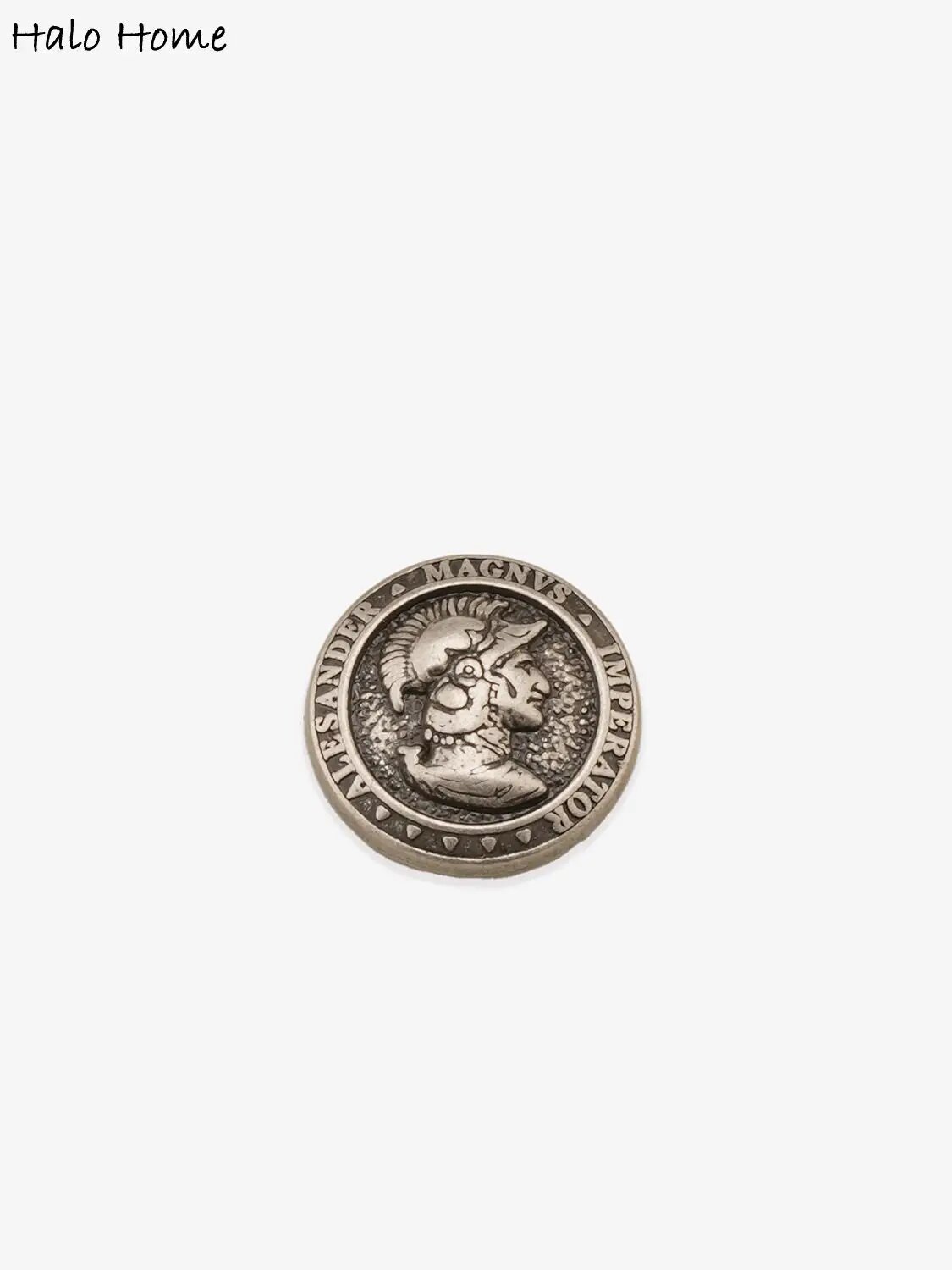 Металлические пуговицы Alexander The Great Coin 18/23 мм Серебряный, 23mm, Silver