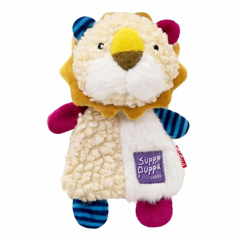GiGwi Игрушка для собак Лиса с пищалкой 17,5 см, серия SUPPA PUPPA