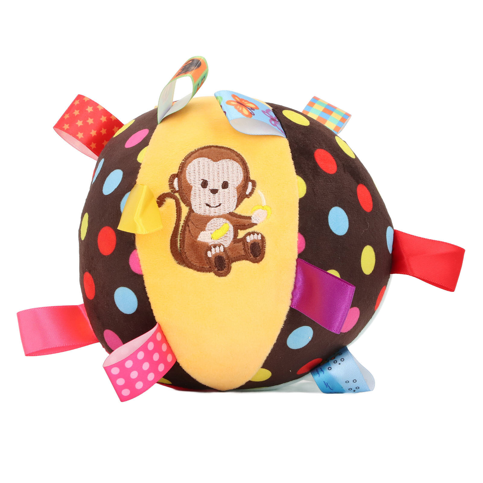 Интерактивный плюшевый футбольный мяч Bell Pet Plush Football для собак, снимающий скуку, с ремешком для щенков типа 3.