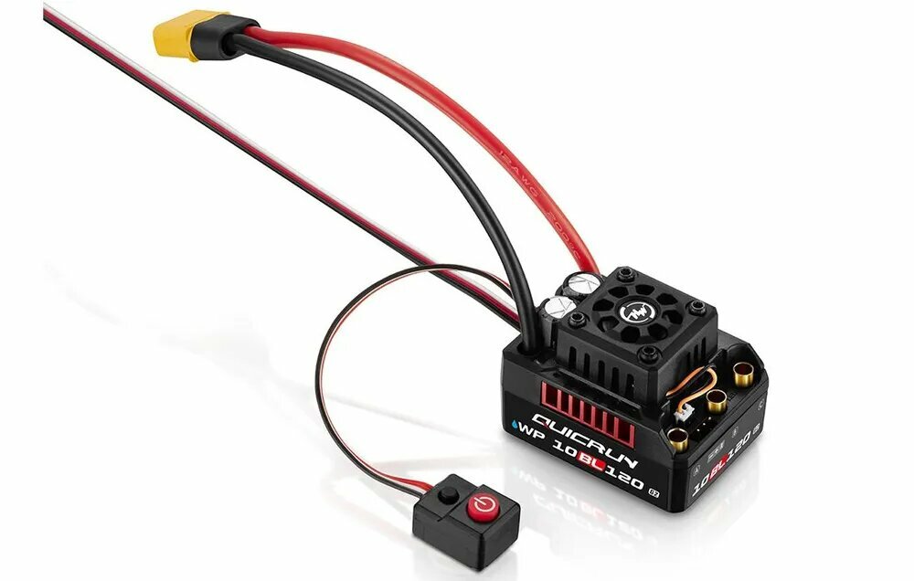 KNOW EASY-HobbyWing QuicRun WP 10BL120 G2 120A Неиндуктивный бесщеточный ESC датчиком подходит для радиоуправляемого автомобиля 1/10
