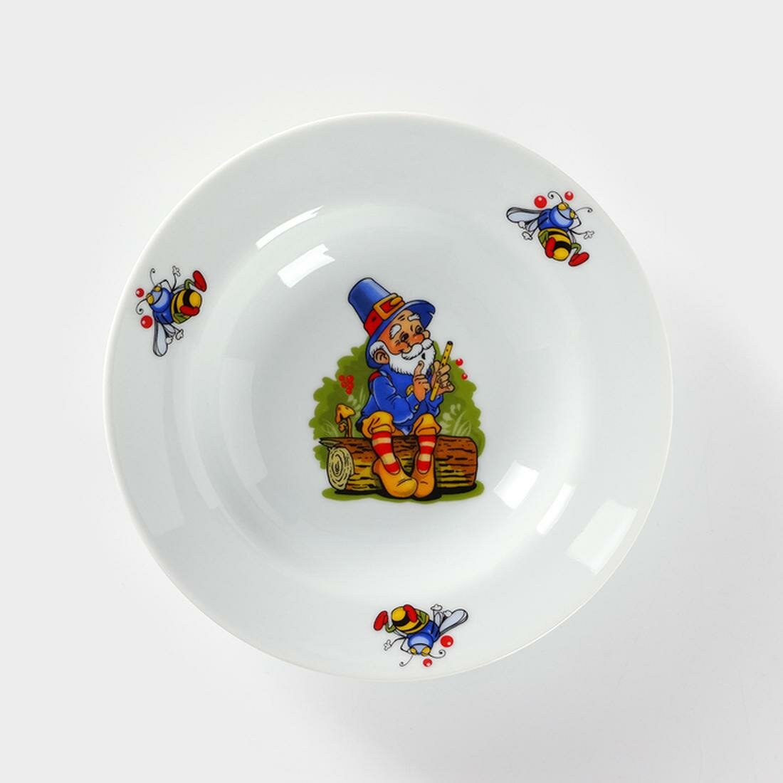 Тарелка Добрушский фарфоровый завод «Лесовичок», глубокая, 230 мл