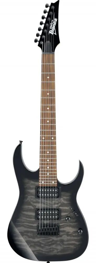 Электрогитара Ibanez GRG7221QA 7-String Transparent Black Sunburst, Ibanez (Ибанез)