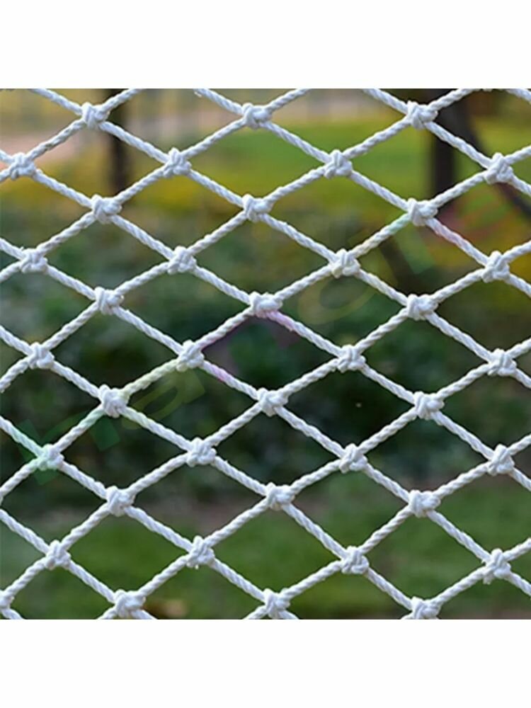 Сетка веревочная узловая 3mx4m ширина заградительная защитная спортивная сетка 5см