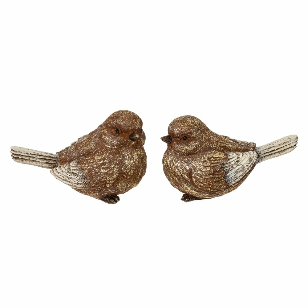 Фигурка декоративная "Птичка", L14,5 W9 H10 см, 2в.