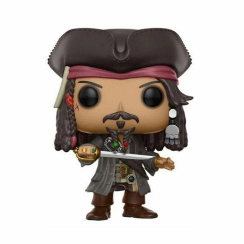 Фигурка Funko POP! Disney Pirates of the Caribbean Captain Jack Sparrow SS (1482) 81940 / Фигурка Фанко ПОП! по мотивам серии фильмов "Пираты Карибского моря", Капитан Джек Воробей