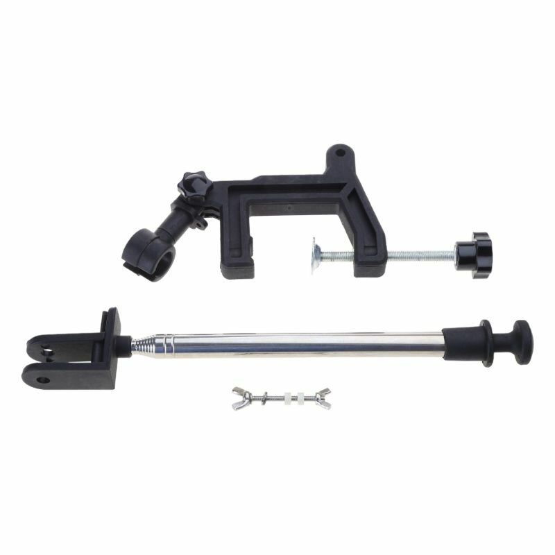 Крепление для рыбопоискового устройства, стойка для эхолота, регулируемый кронштейн