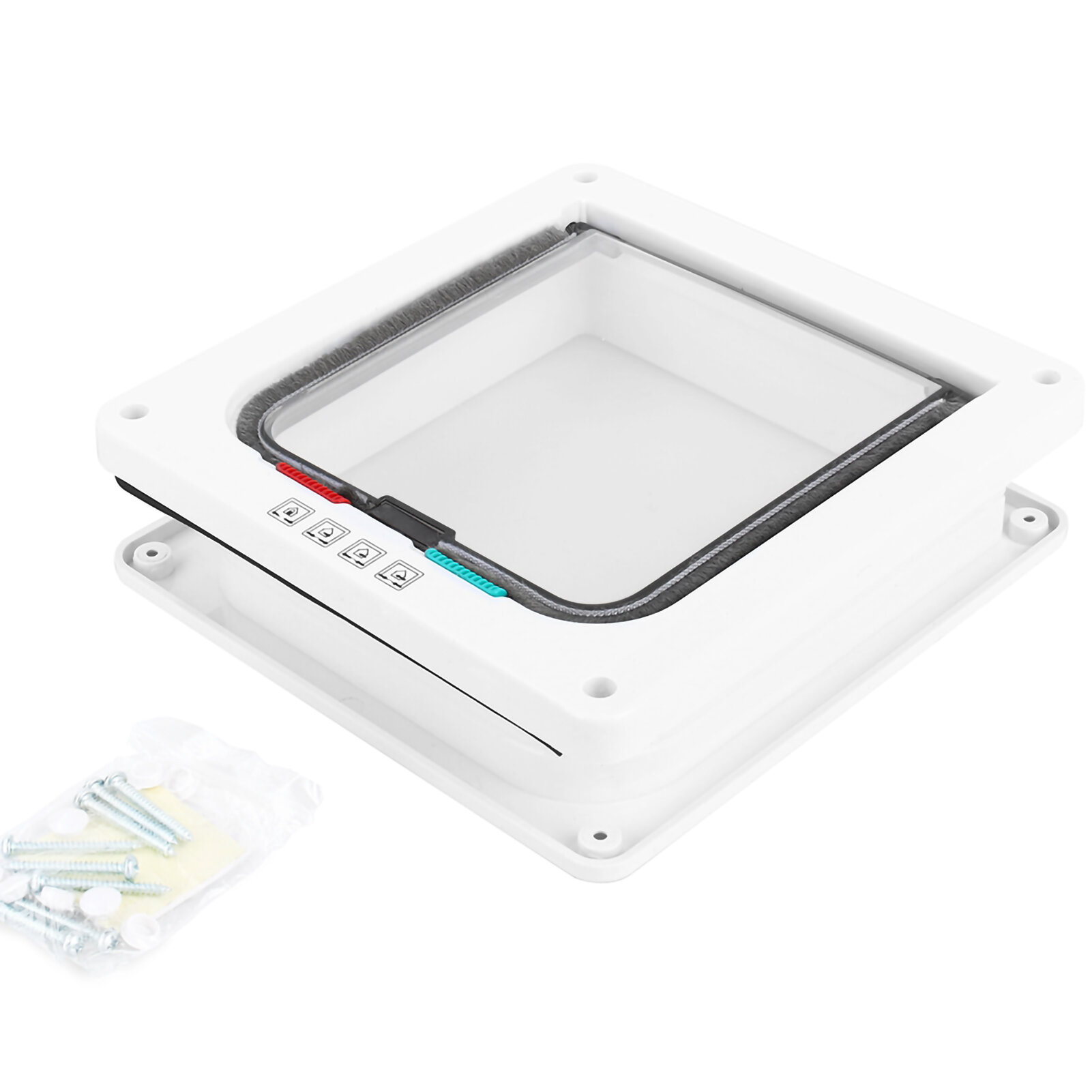 M Размер 4 Way Blockable Pet Cat Small Dog Door для ухода за домашними животными для домашних животных