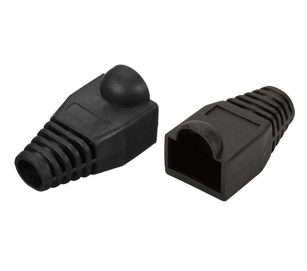 Колпачок изолирующий RJ-45, в упаковке 30 шт, мягкий, черный