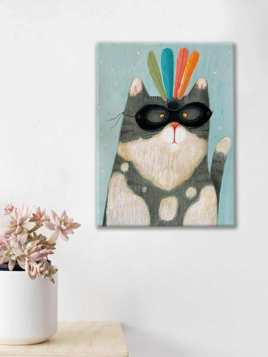 Картина с Питерскими котами