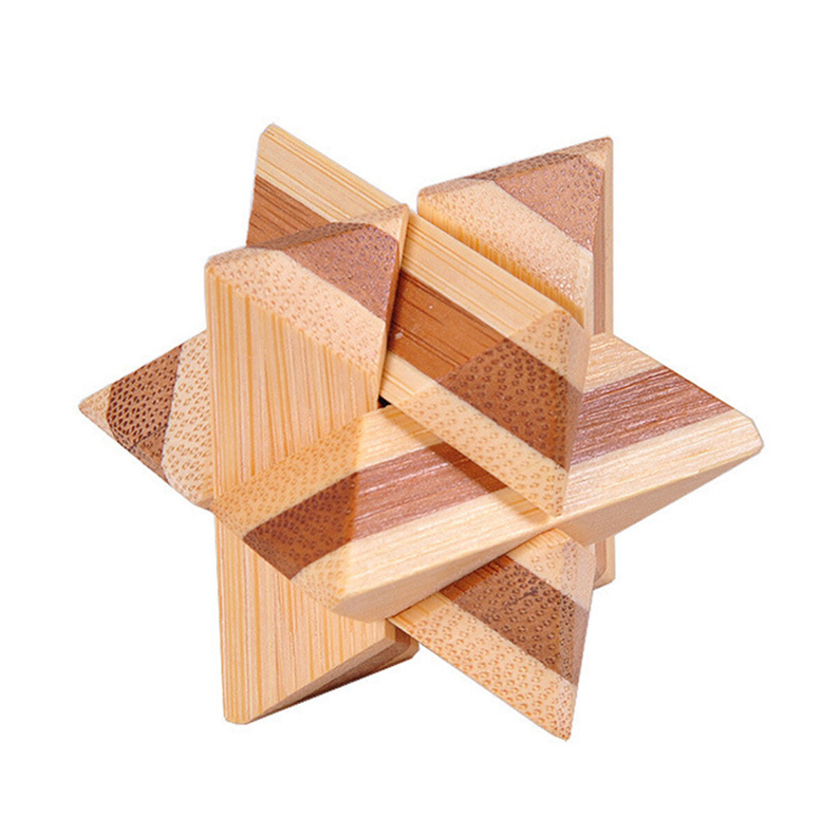 QIYI 3D Brain Puzzle Teaser Kongming 24 Lock (Upgraded Version), материал, Plastic, ABS, Beige, 3D, EN71 ASTM, 6+, DIY TOY, Educational Toy, Kids Intelligent Toy, Magic Cube, Children's Learing Toys, Case/PC + Manual