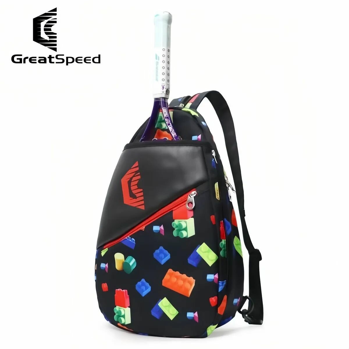 Рюкзак GreatSpeed S084, для тенниса, детский, с отделением для обуви и боковым карманом для воды