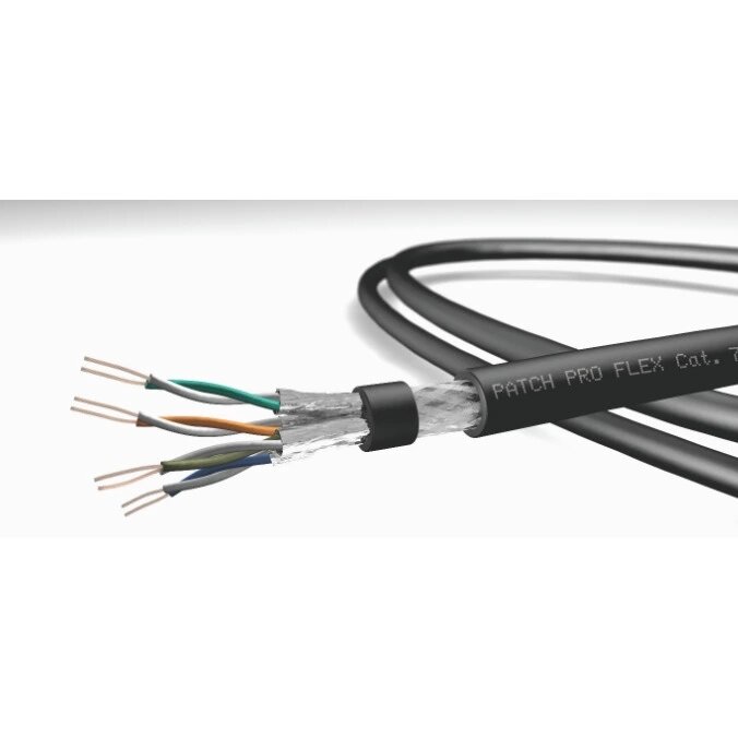 Кабель витая пара в нарезку Draka Patch PRO Flex CAT 7, 1 м