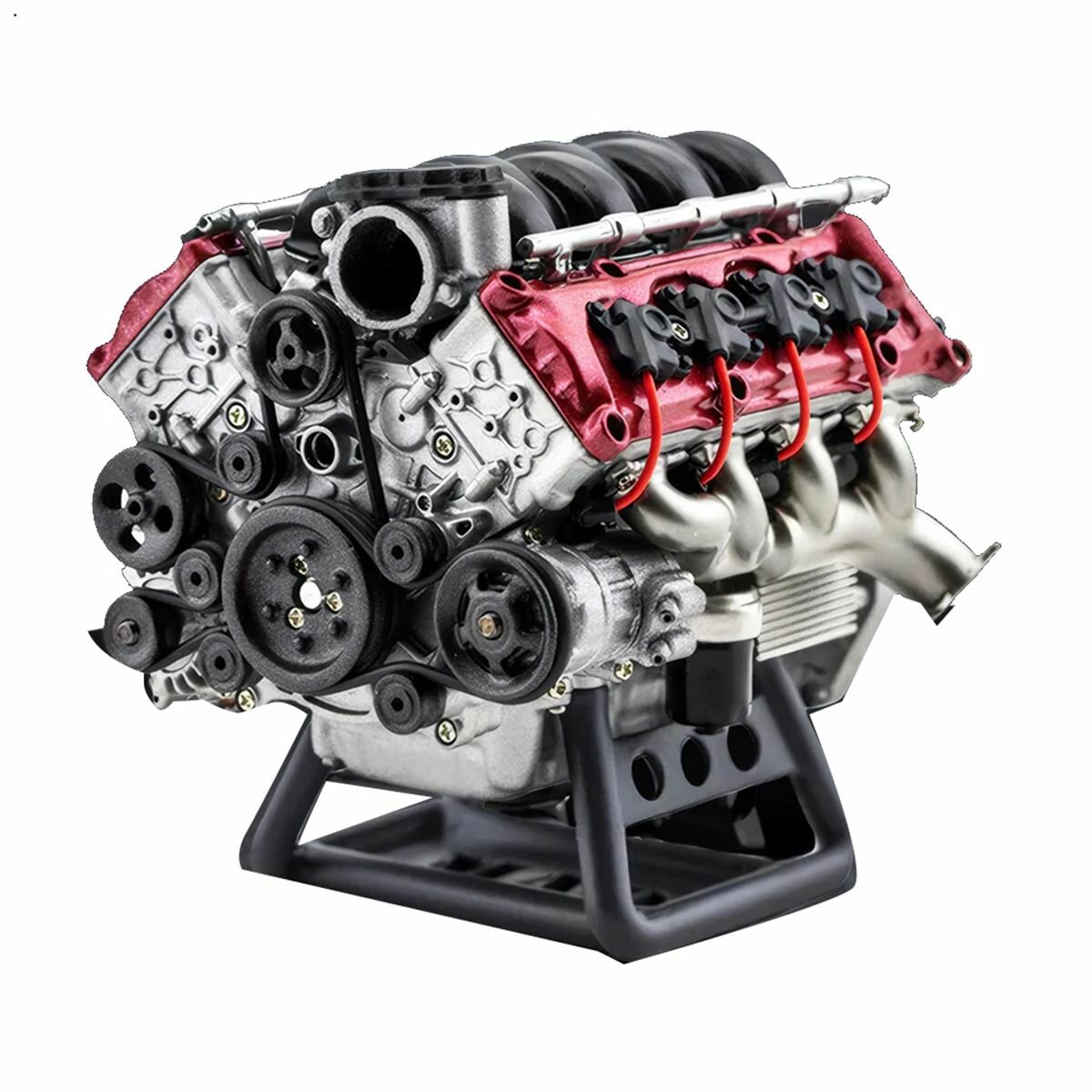 Комплект для сборки модели двигателя внутреннего сгорания V8 для радиоуправляемой машины scx10