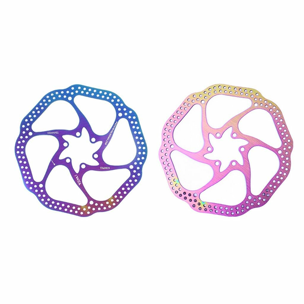 Тормоз для велосипеда, Диск тормозной велосипедный 180 мм-HS1