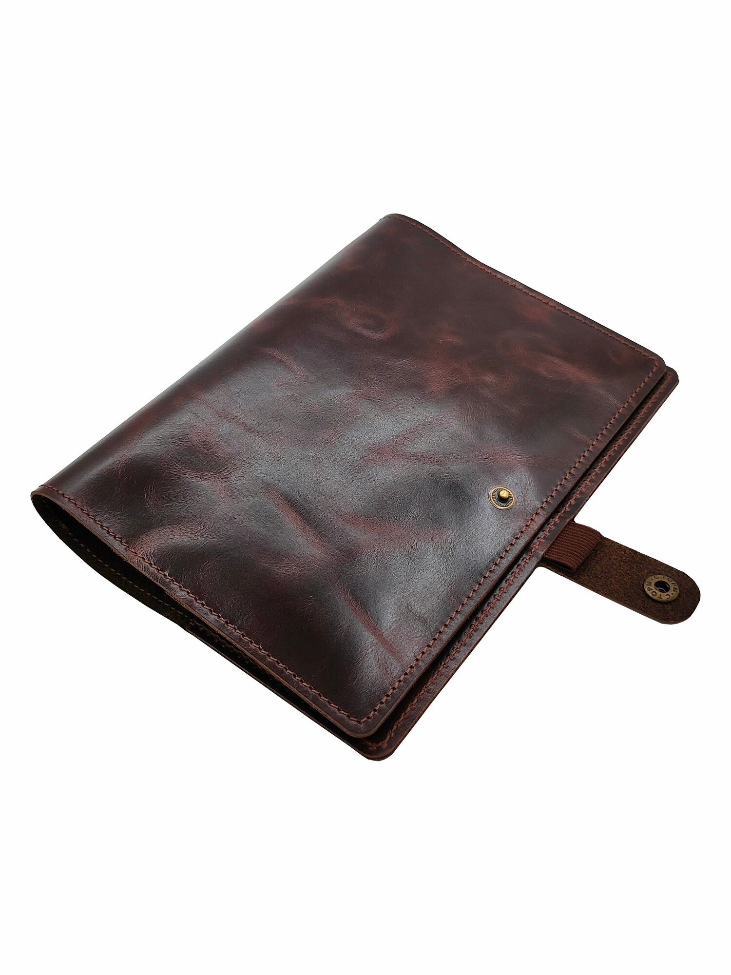 Обложка для ежедневника (книги, блокнота) А5 из натуральной кожи SHIVA LEATHER