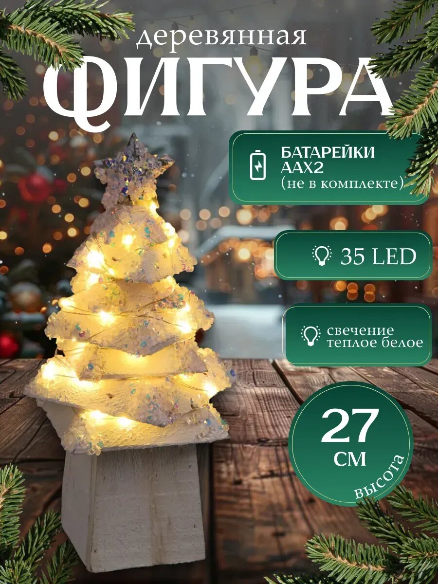 Декоративная фигура светодиодная елка