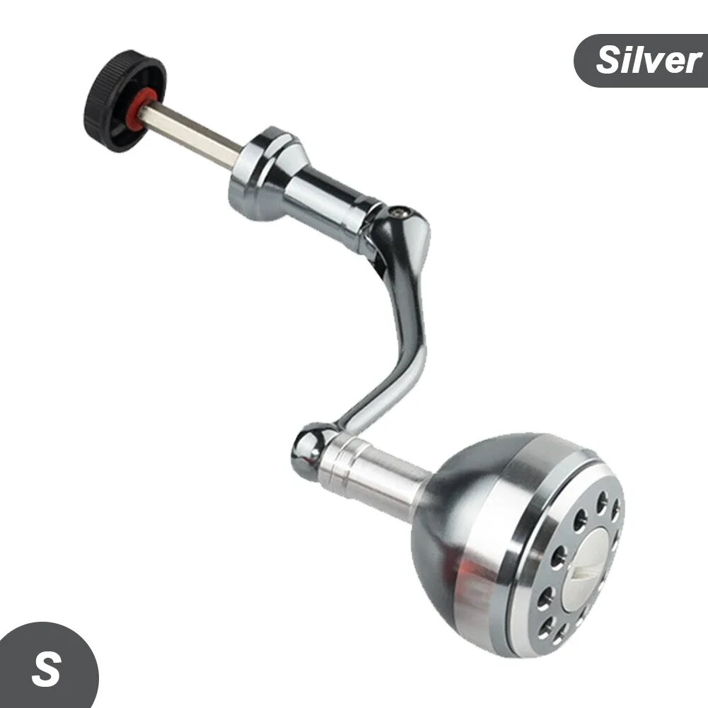 Спиннинговые катушки безынерционные 500-7000, металлическая ручка, Серебряный, Silver-L