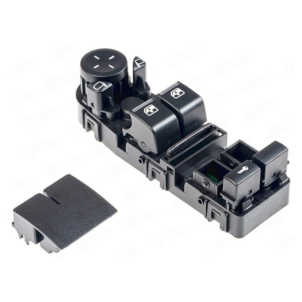 Модуль (2 кнопки) двери водителя (блок управления стеклоподъемниками и зеркалами) для Лада Приора