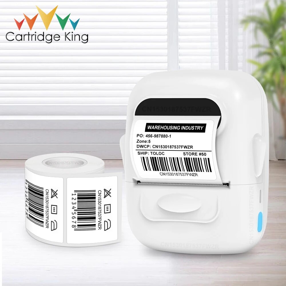 Термопринтер этикеток CARTRIDGE KING P50 White