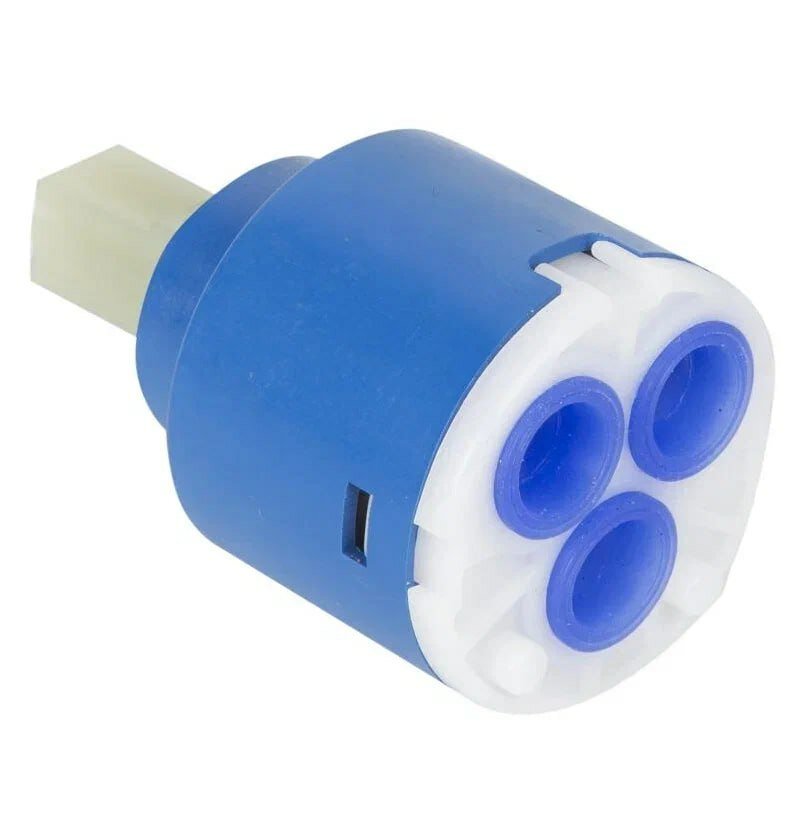 Картридж для шарового смесителя, керамика, цвет синий с белым, 35мм, DK-334