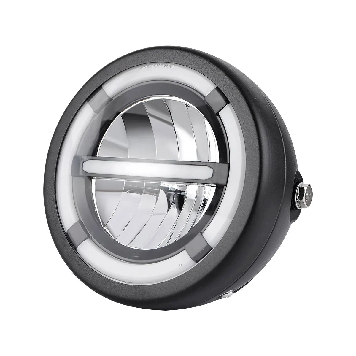 7-дюймовая светодиодная автомобильная мотоциклетная фара DRL H4 для Harley BMW Yamha Honda 7,5 "кронштейн для фар ретро-ведро универсальное