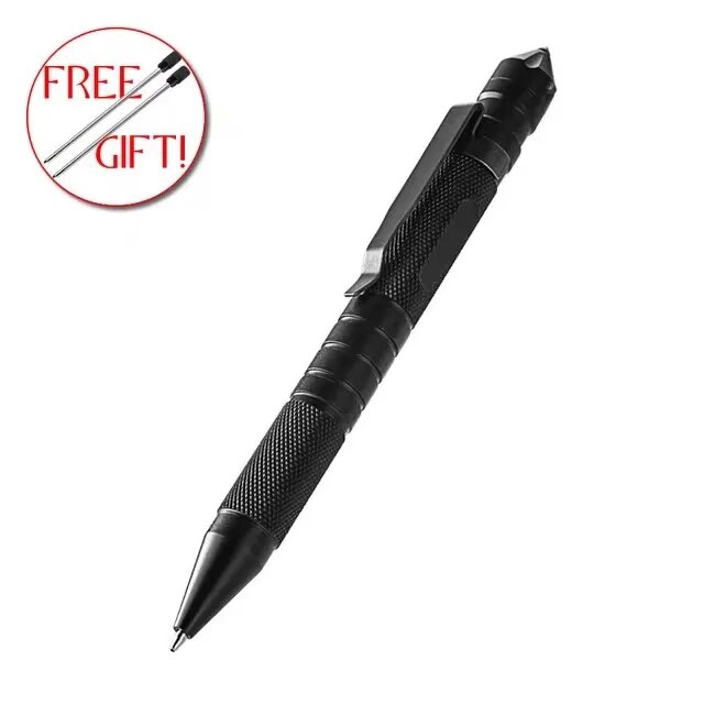 Multi Function Portable Tactical Pen Self Defense EDC Tool Emergency Whistle Window Breaker For Outdoor Camp Hiking Car Survival