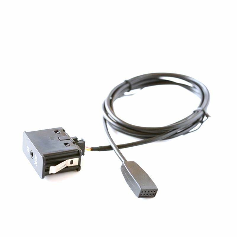 Провод-переходник для AUX-входа автомобиля с разъемом AUX Jack для дисплея 16:9, с женским разъемом 3,5 мм