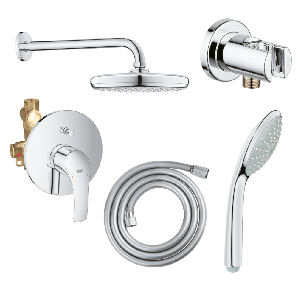 Душевой комплект Grohe Eurosmart со смесителем 124440