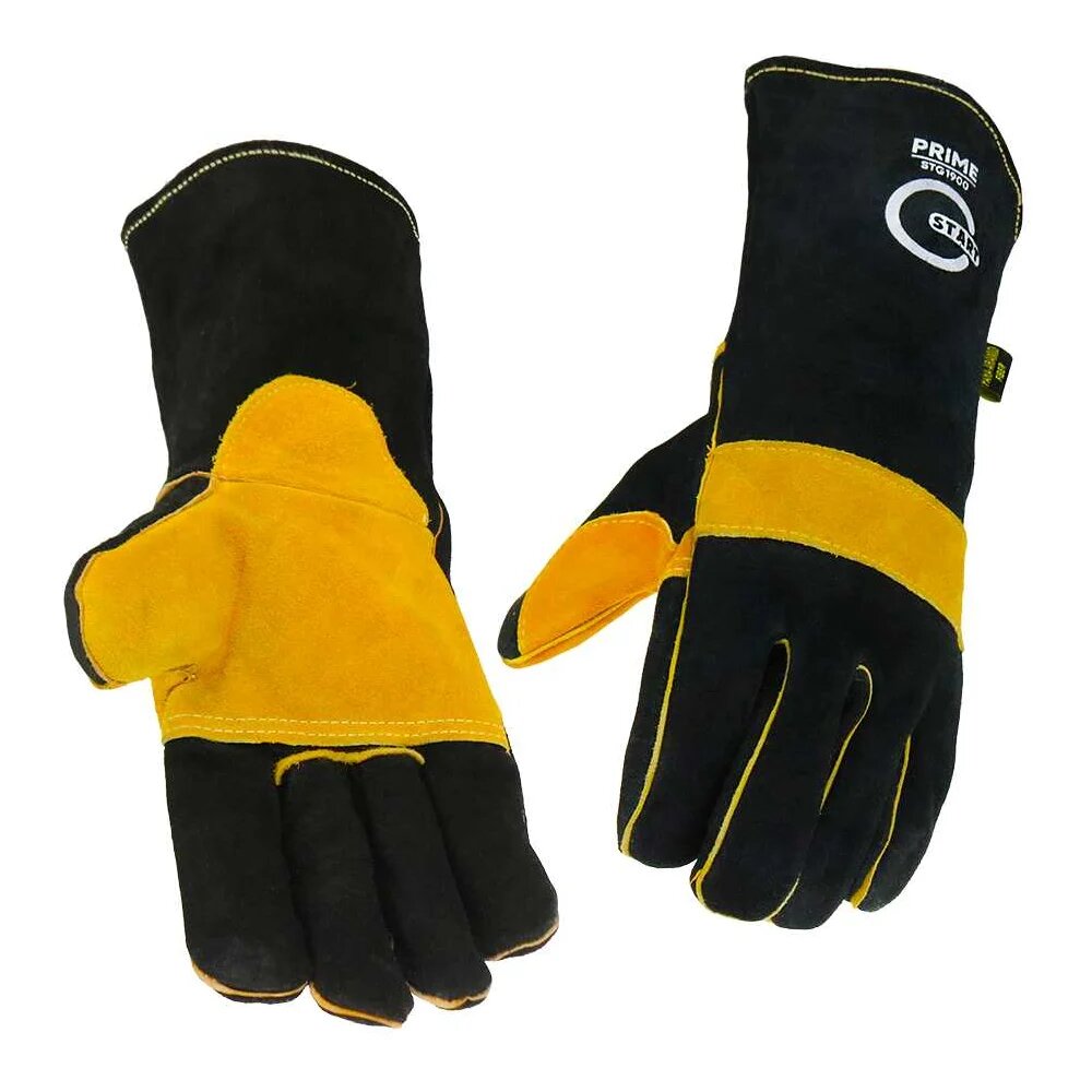 Спилковые краги с усиленной ладонью Start Prime Kevlar STG1900, гарантируют