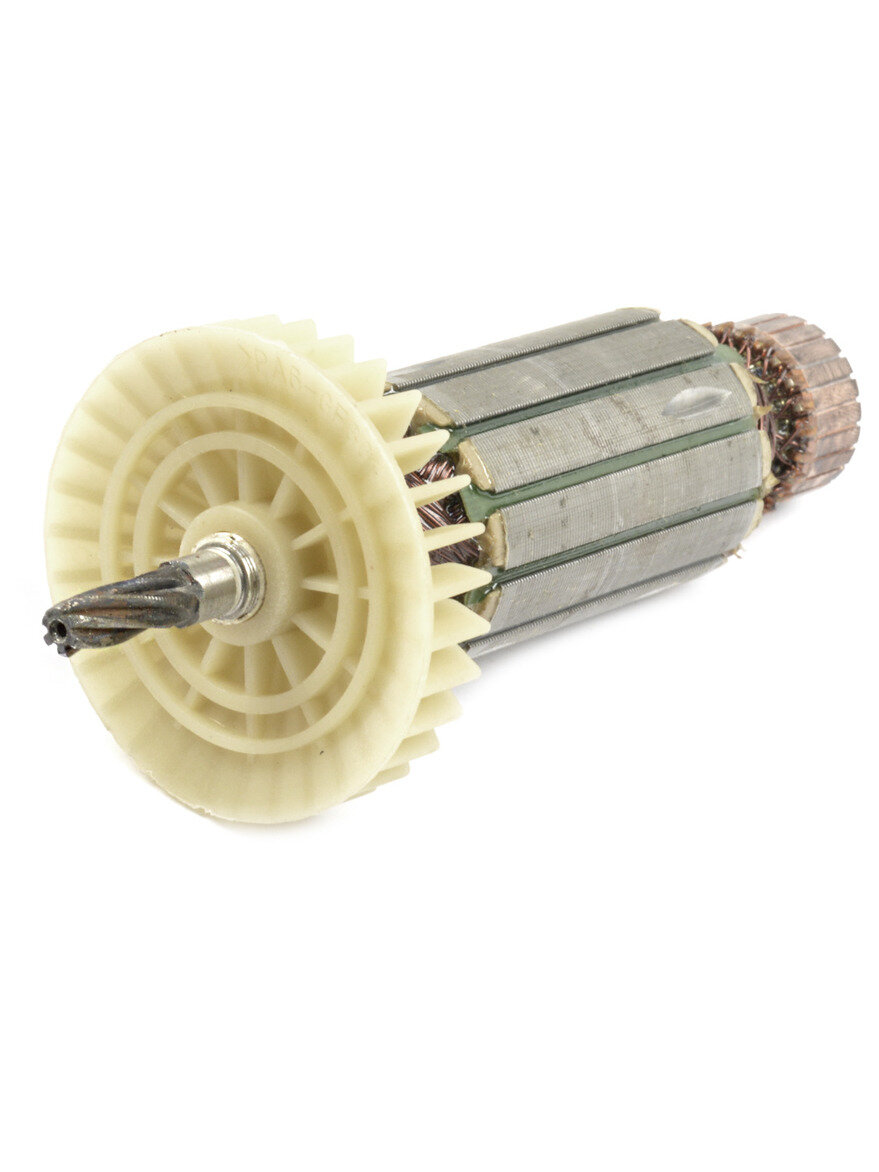 Ротор (Якорь) (L-160 мм, D-37 мм, 6 зубов, наклон вправо) для перфоратора (до 4 кг) Skil 1760 (Тип F015176001)