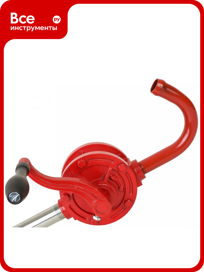 Ручной роторный бочковый насос для масел 250мл/об GROZ GR44052 - GNB-25/3R/SPL, синий, 250 мл