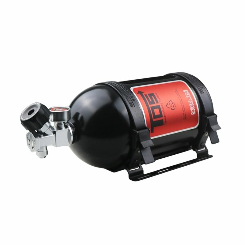 Держатель салфеток с баллоном азота для авто, - TOS Черный