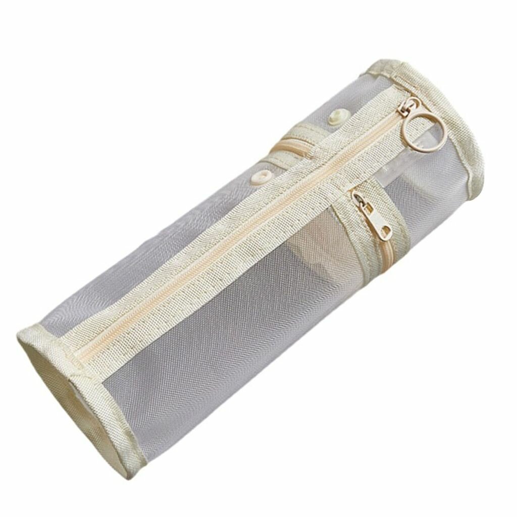 Сетчатый пенал большой емкости белого цвета