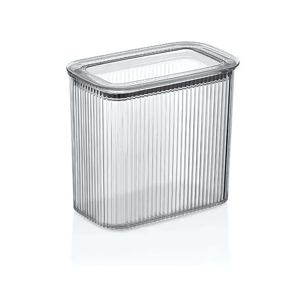 Контейнер вакуумный 'Рим' 1,5 л, квадратный, пластик, для сыпучих продуктов