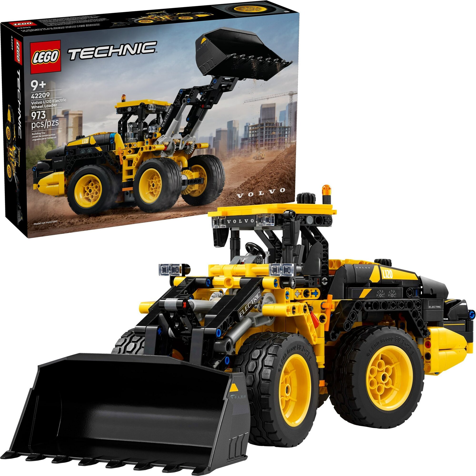 Конструктор LEGO Technic 42209 Погрузчик Volvo L120, 973 детали, от 9 лет