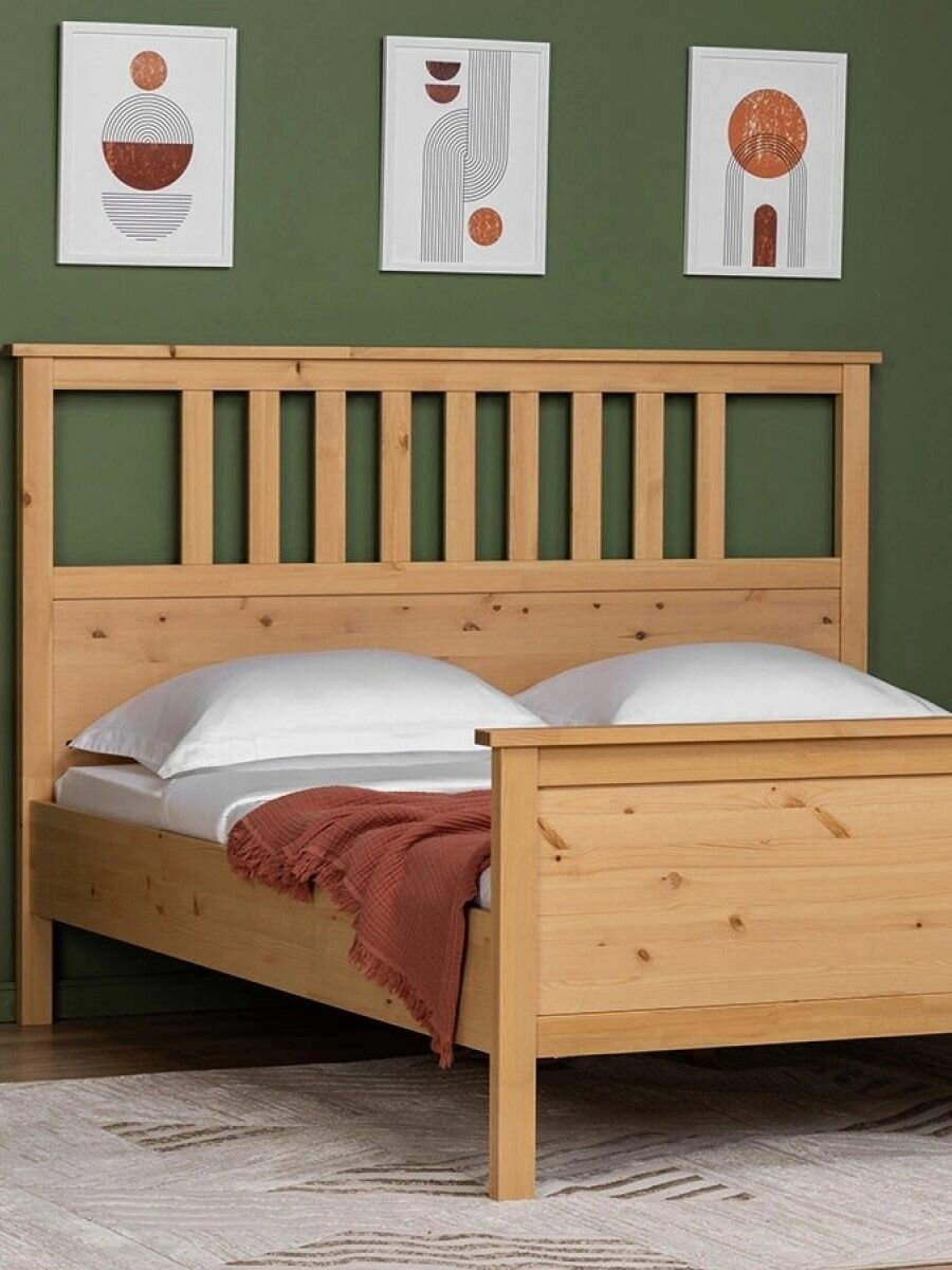 Кровать Askona (Аскона) Terek (Терек) Светло-коричневый 160х200, массив сосны